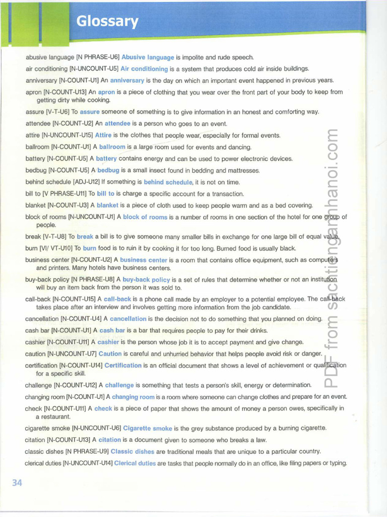 Glossary Book 3 | PDF