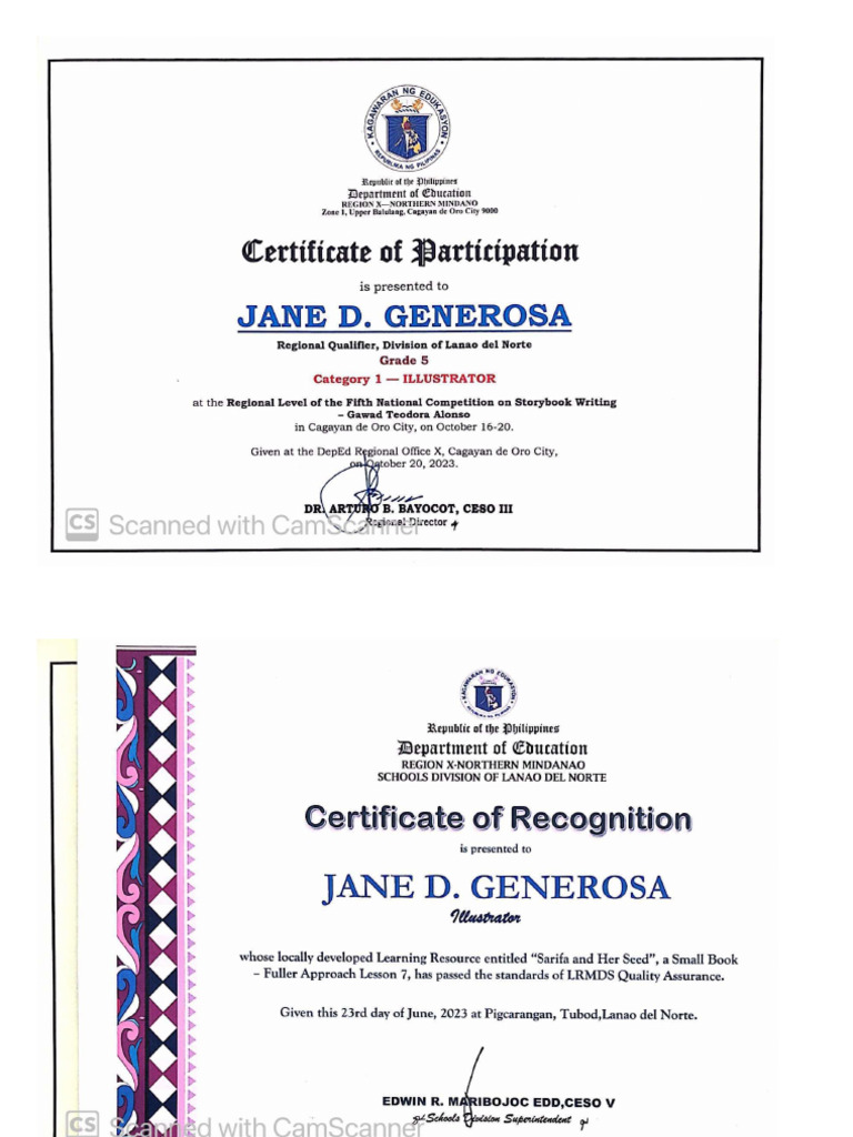Certificate of Achievement | PDF