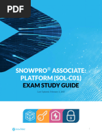 SnowProCore Exam Study Guide 011425 COF C02 | PDF | Databases | Cache (Computing)