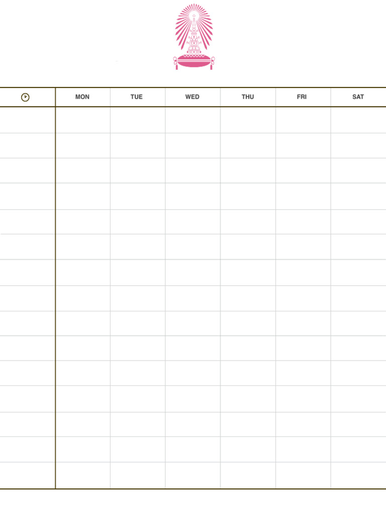 Mon Tue Wed Thu Fri Sat | PDF