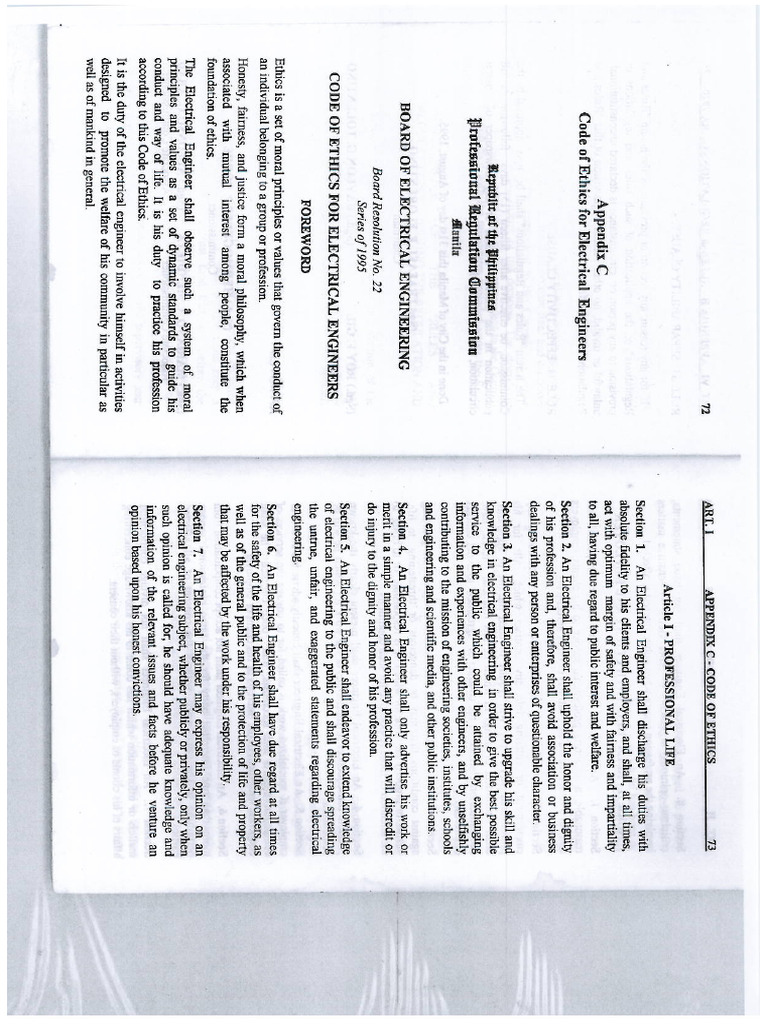 EE-Code of Ethics | PDF