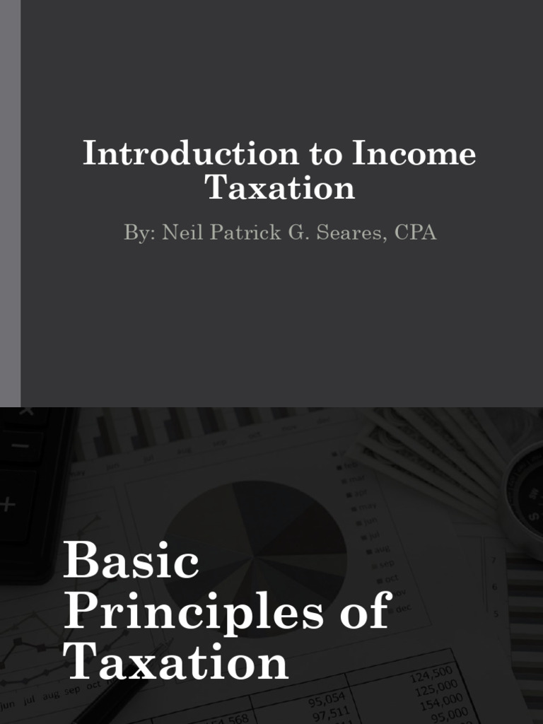 Tax 1 General Principles | PDF | Taxes | Taxation In The United States