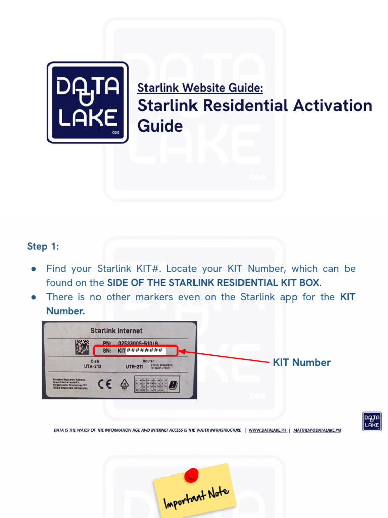 Starlink Activation Steps Guide | PDF | Wi Fi | Cyberspace