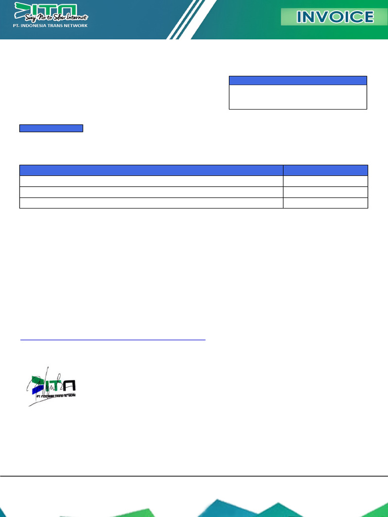Bentuk Invoice Wifi | PDF