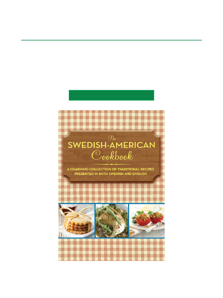 Must Own The Swedish American Cookbook A Charming Collection of ...
