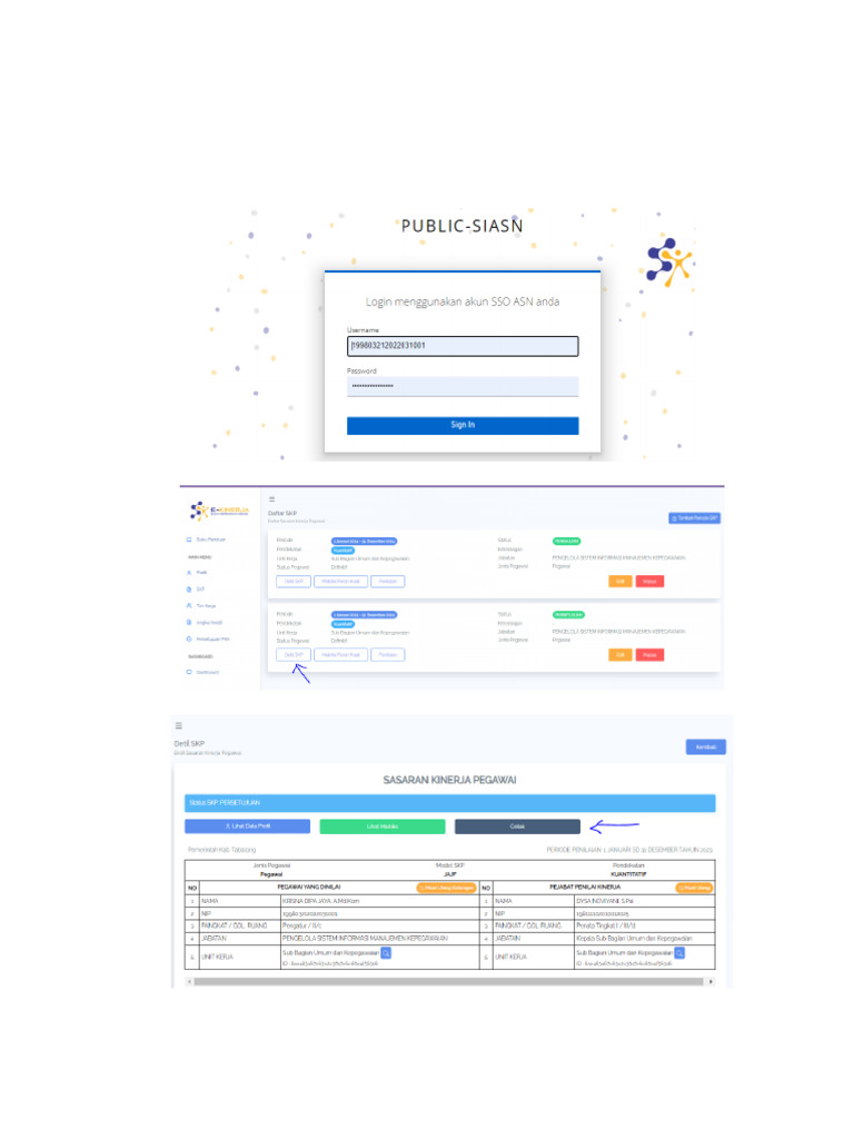 Cetak Skp 2024 Di Aplikasi E Kinerja Pdf