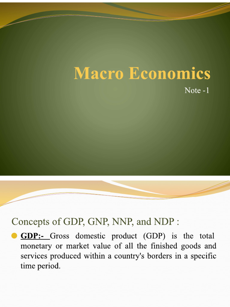 ECO module 1 part 1 | PDF