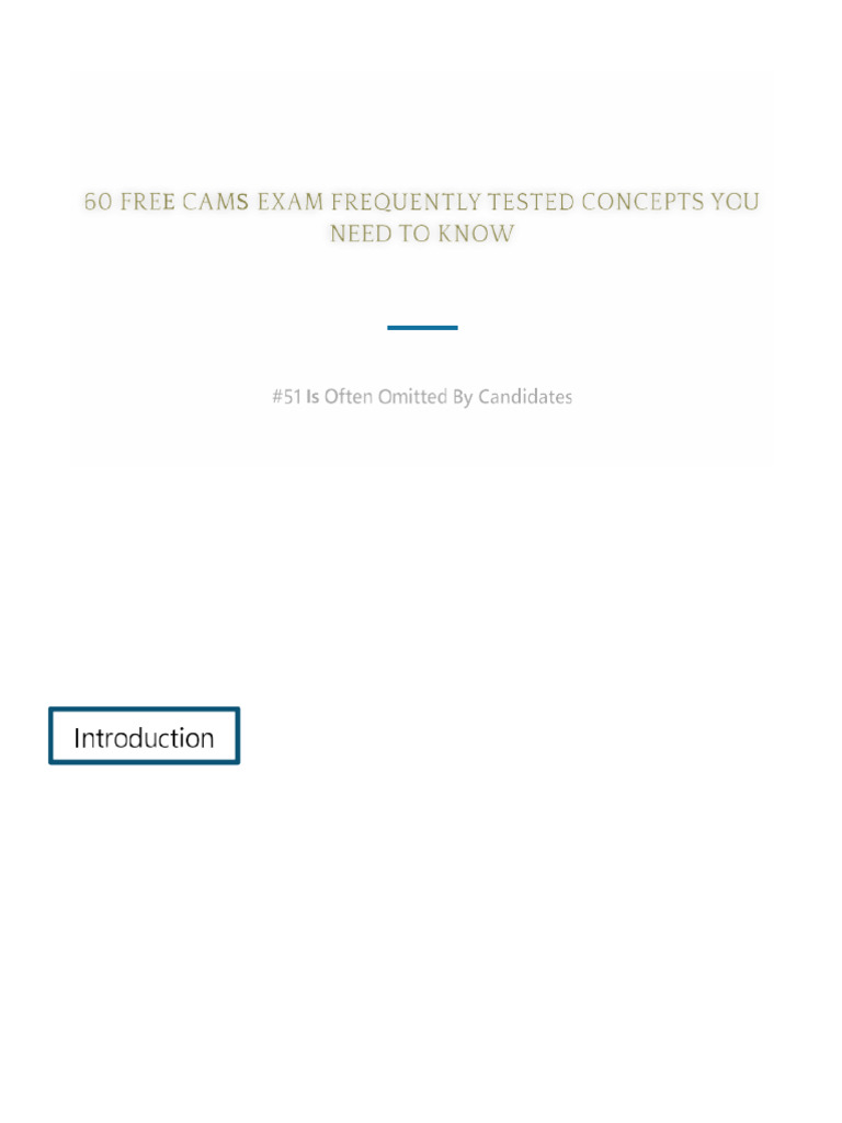 CAMS Aml | PDF