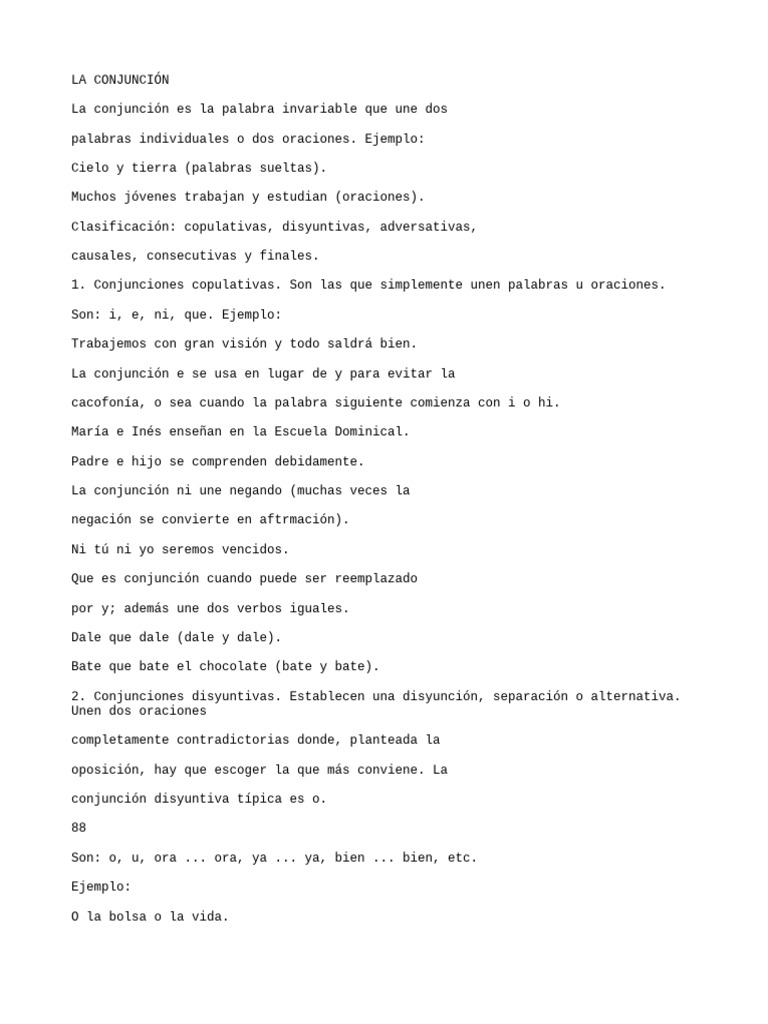 08.la Conjunción | PDF