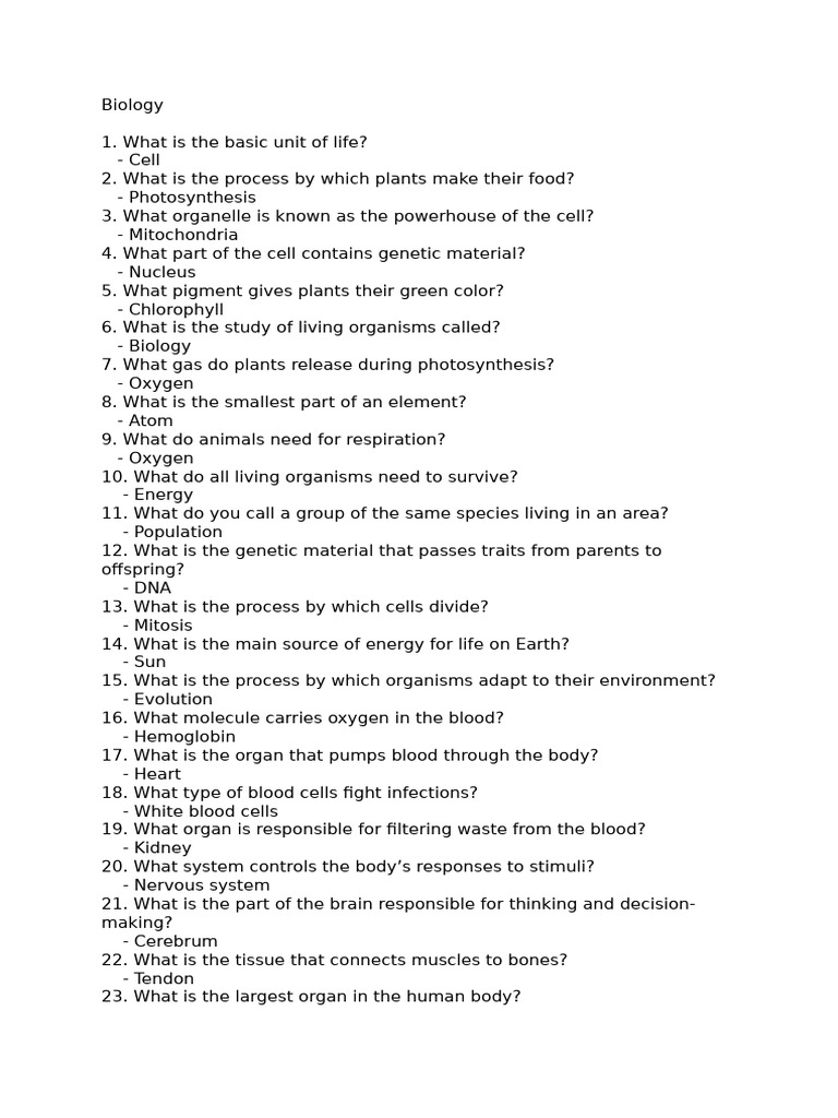 Wildlife Quiz part 1 | PDF | Conservation Biology | Biodiversity