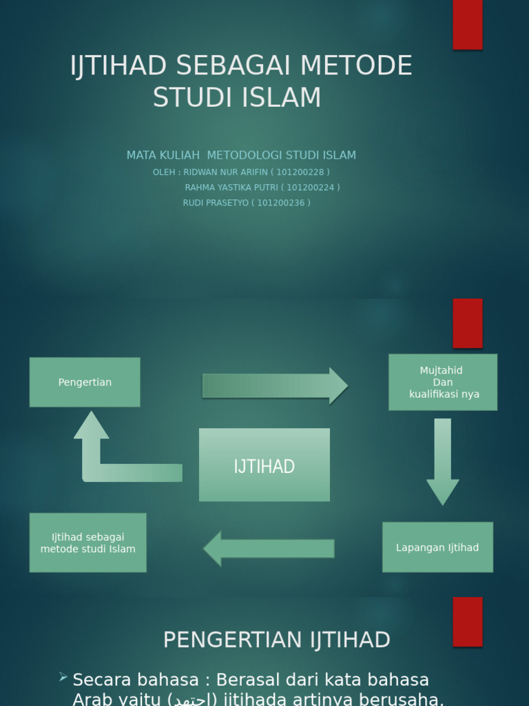 Ijtihad: Metode Studi Islam Modern | PDF