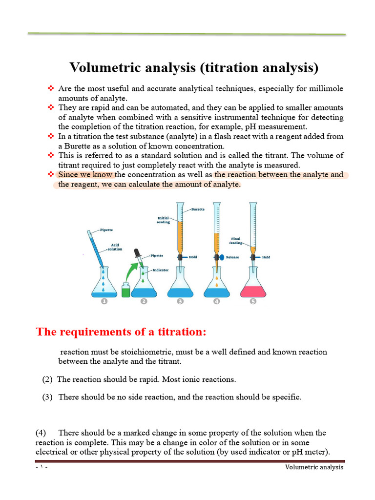 MUCLecture 2023 51327930 | PDF | Titration | Chemistry
