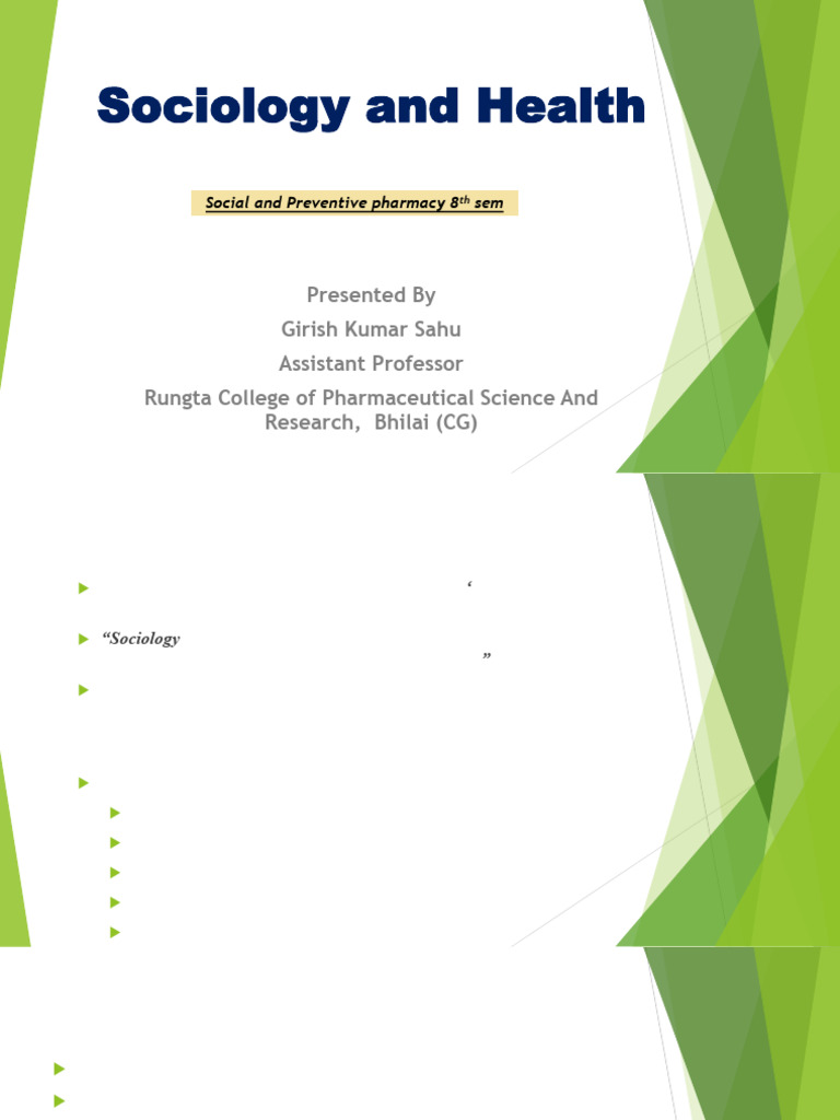 UNIT 1.3 Sociology and Health | PDF | Poverty | Poverty & Homelessness