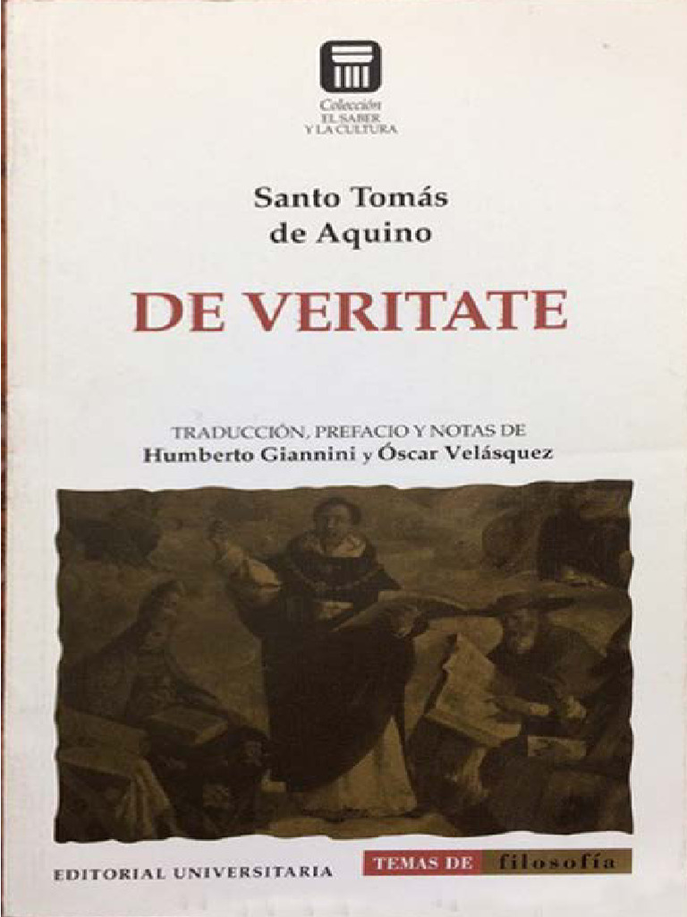 La Verdad en Santo Tomás de Aquino | PDF | Verdad | Traducciones