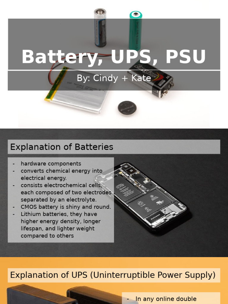 Battery, Ups, Psu | PDF | Power Supply | Rectifier