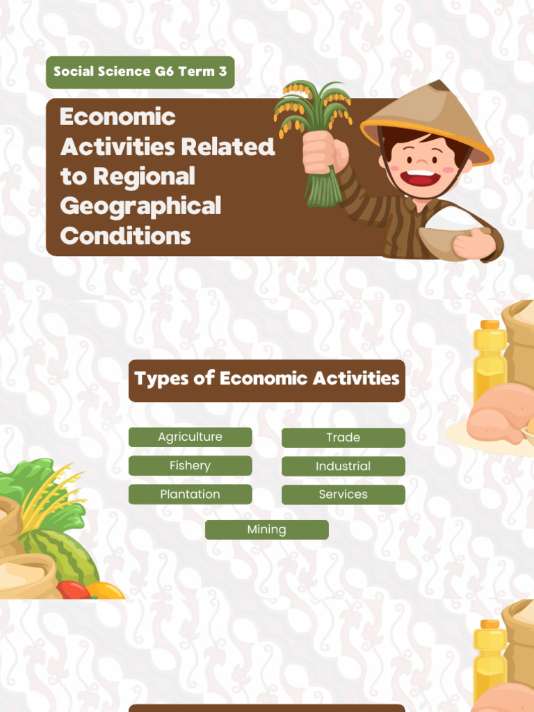 Economic Activities by Geography | PDF | Agriculture | Java