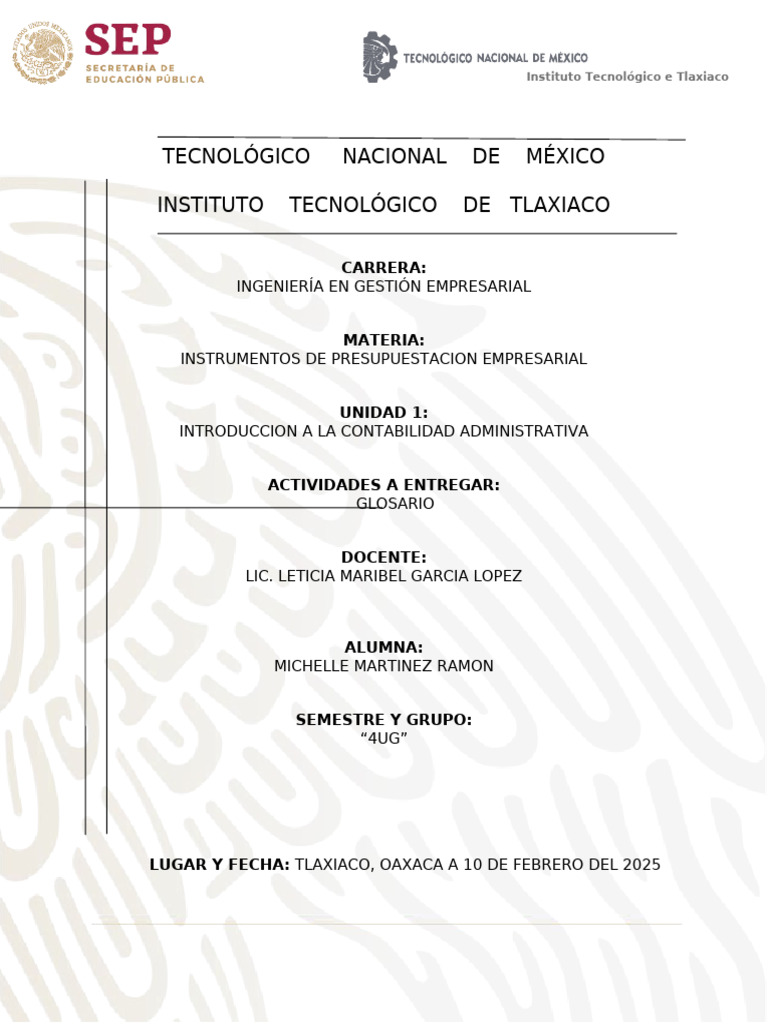 Glosario 4ug | PDF | Contabilidad | Business