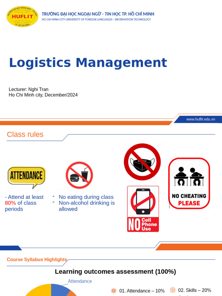 HUFLIT - Logistics - Chapter 5 | PDF | Supply Chain | Supply Chain Management