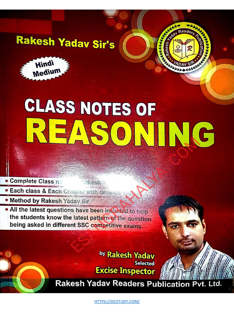 Rakesh Yadav Reasoning Notes PDF | PDF