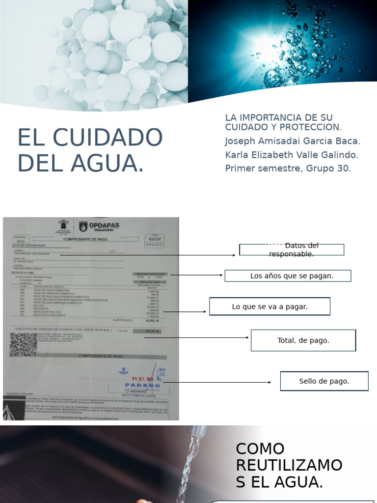 CULTURA DIGITAL CUIDADO DEL AGUA | PDF | Agua