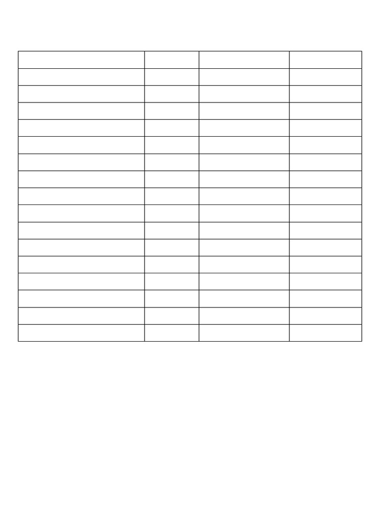 Weekly Diet Plan Table | PDF