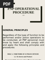 PNP Police Operational Procedure Chapter 2 | PDF | Reasonable Suspicion ...