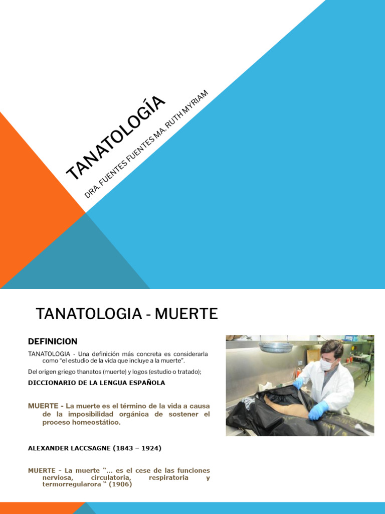 Fases y signos de la muerte en tanatología | PDF | Músculo | Descomposición