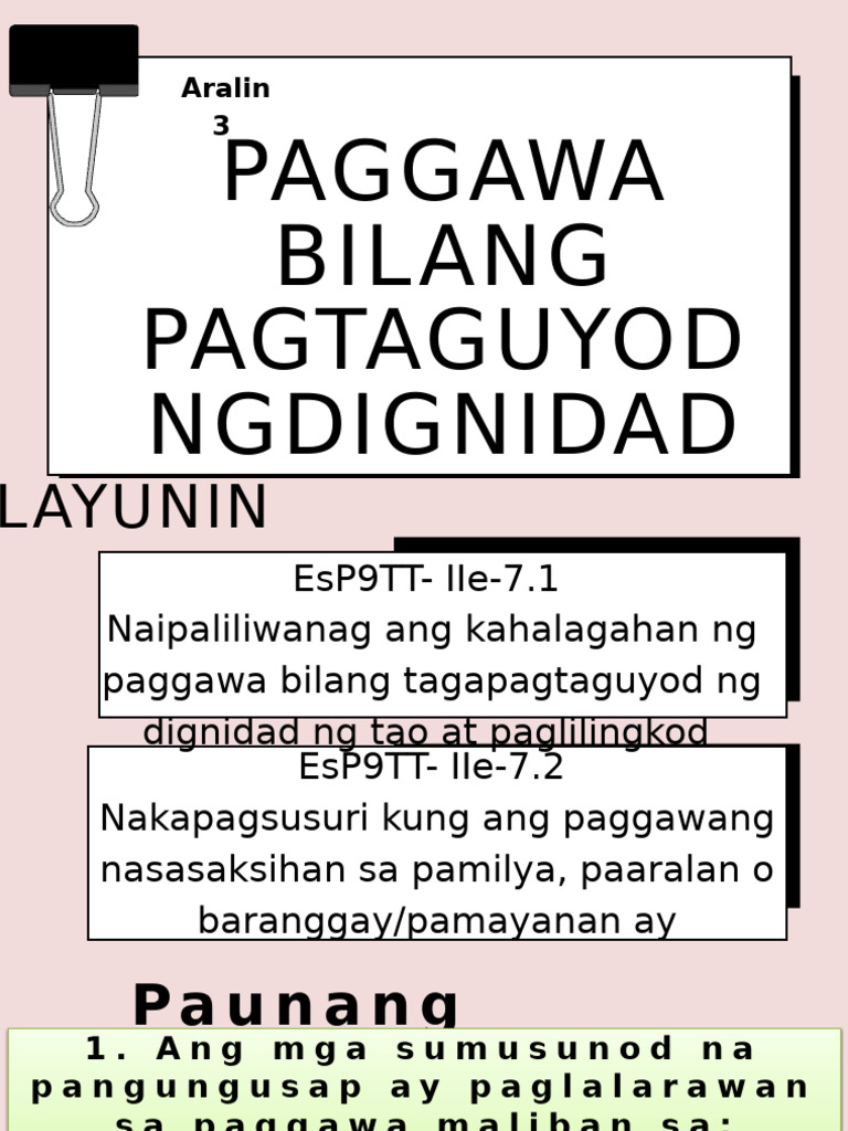 Paggawa | PDF