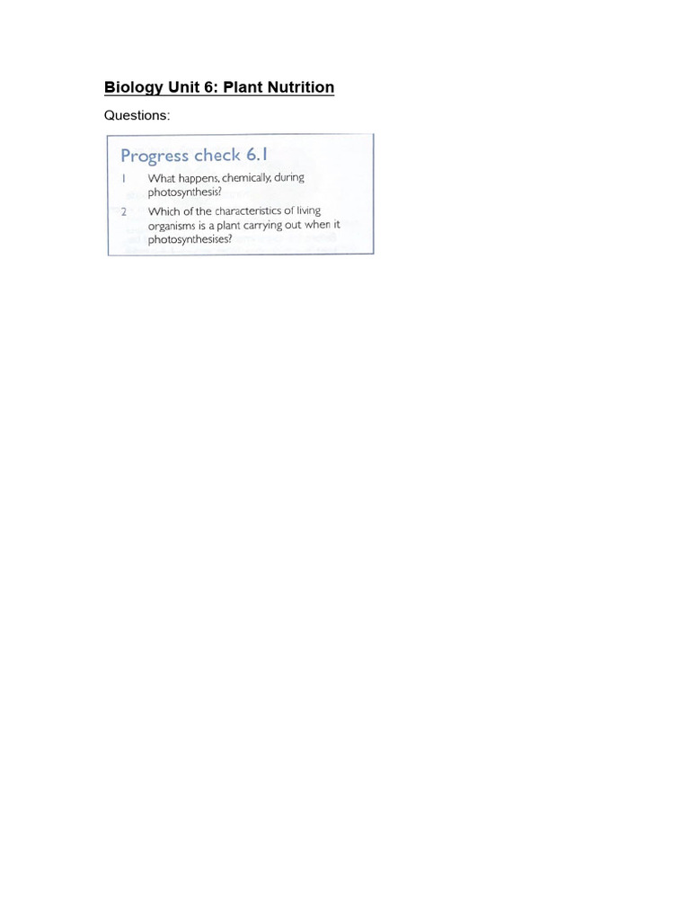 Unit 6 - Question | PDF