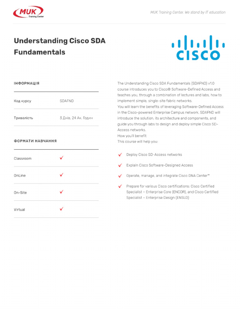 Understanding Cisco SDA Fundamentals | PDF