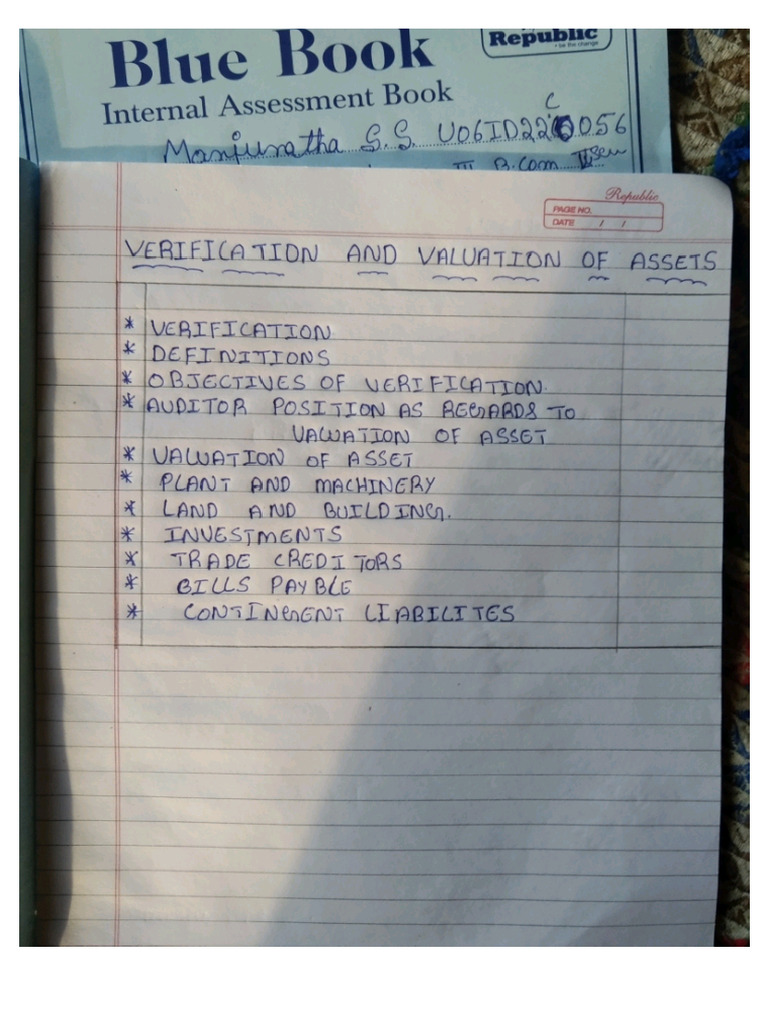 Auditing assignment | PDF