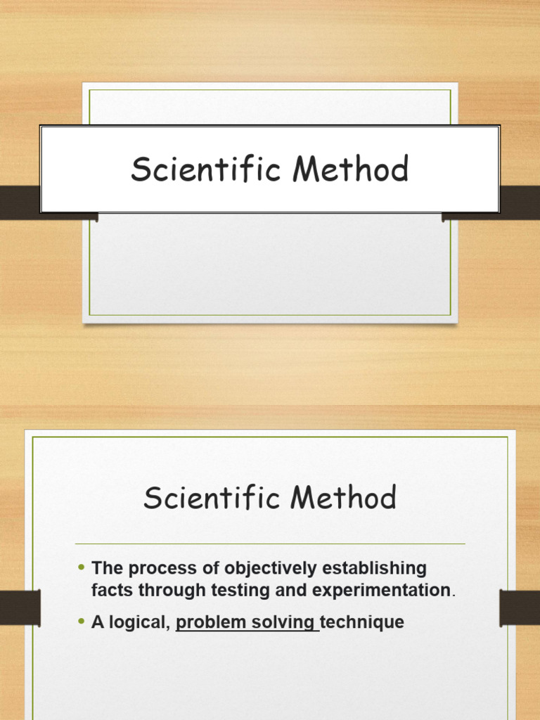 Scientific Method | PDF | Experiment | Hypothesis
