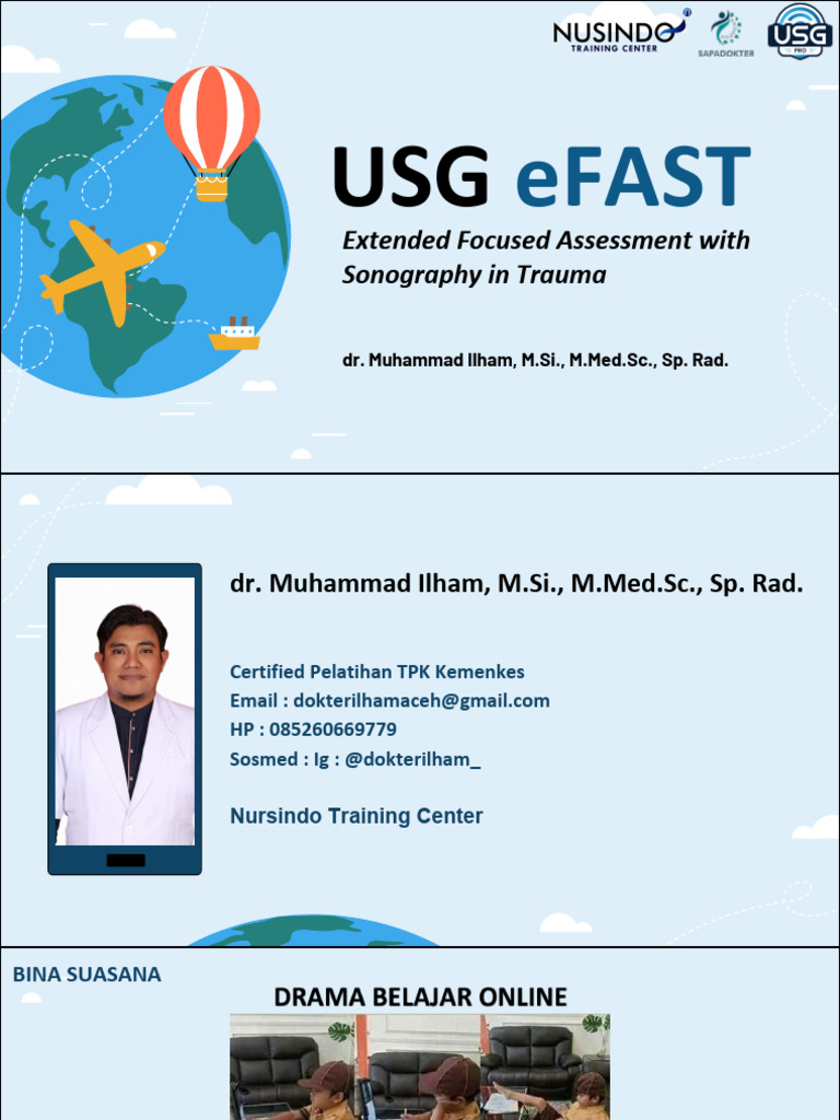 Pengenalan USG eFAST untuk Trauma | PDF