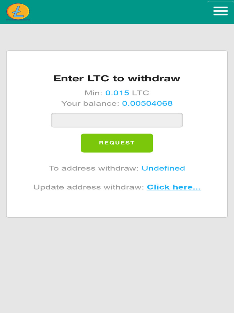 LTC Withdrawal Instructions and Balance | PDF