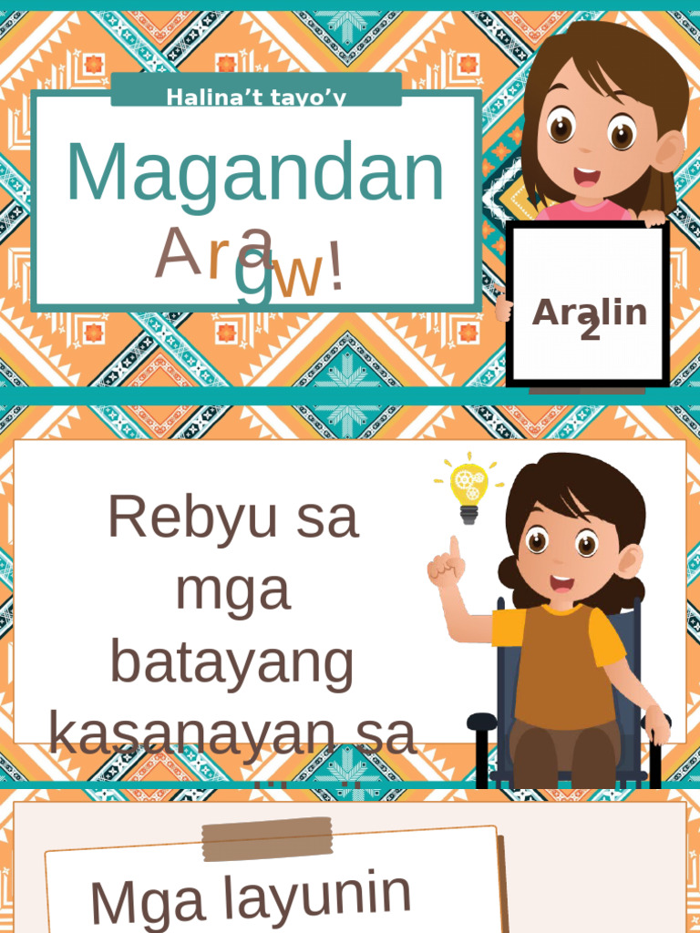 Fildis Aralin 2 | PDF