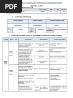 Hoja de Ruta - Semana de Gestión 2025 | PDF | Aprendizaje