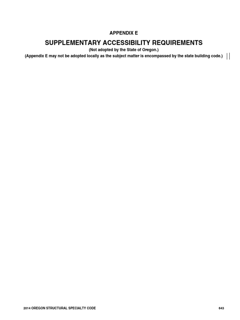 Appendix E - Supplementary Accessibility | PDF
