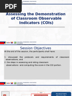 Annex J - COT RSP Rubric | PDF | Educational Assessment | Teachers