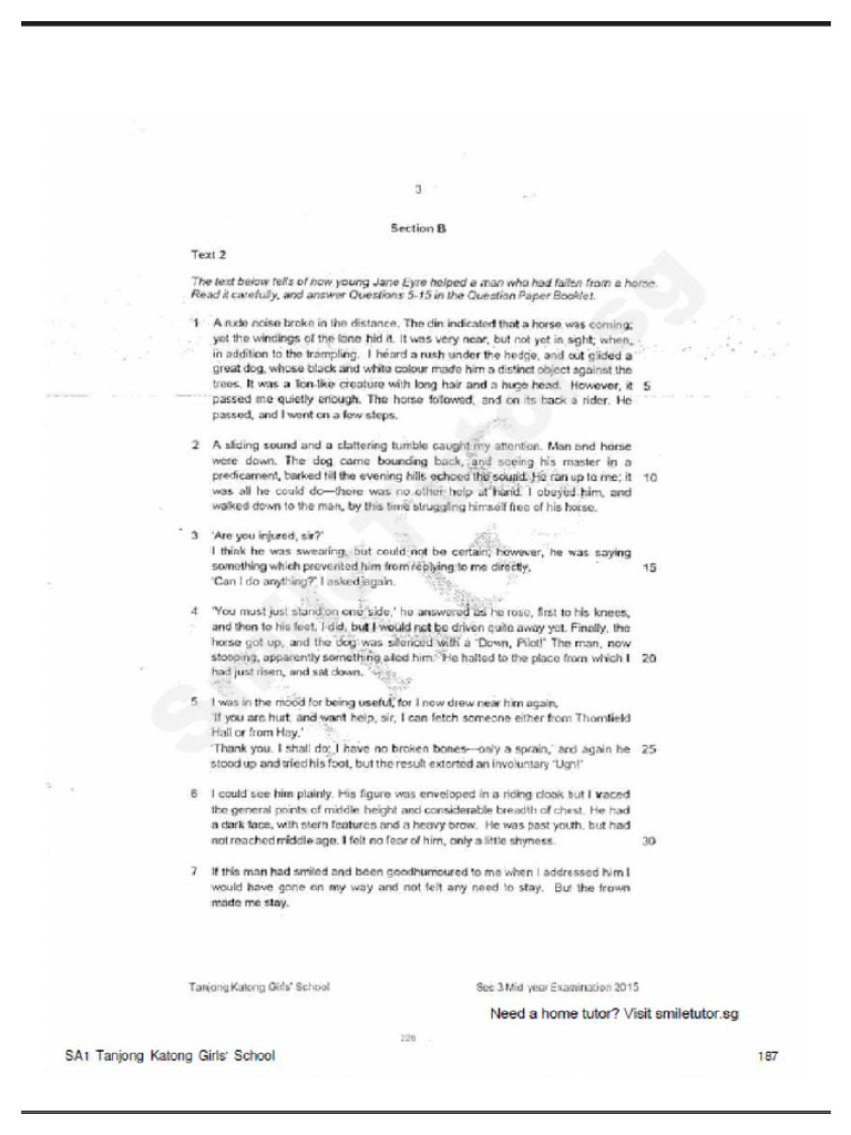 1st March Comprehension Test | PDF