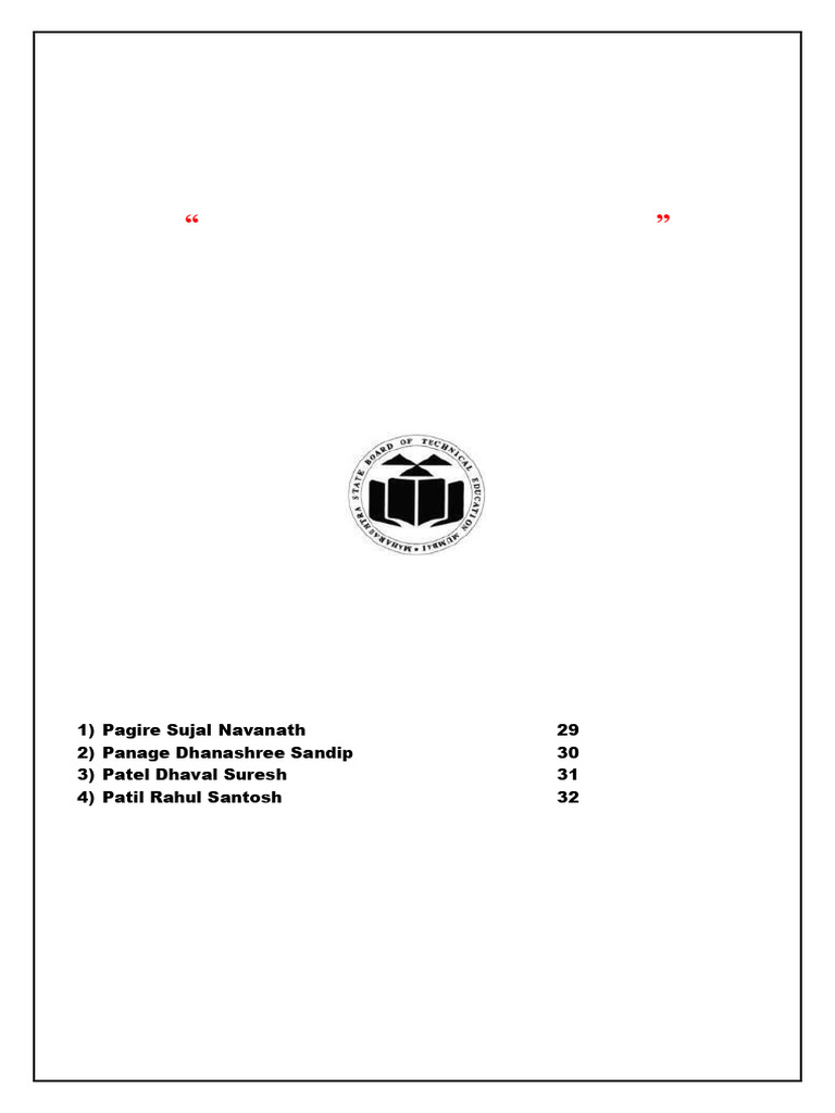 Sample Format For Microproject of WPD | PDF | Educational Stages