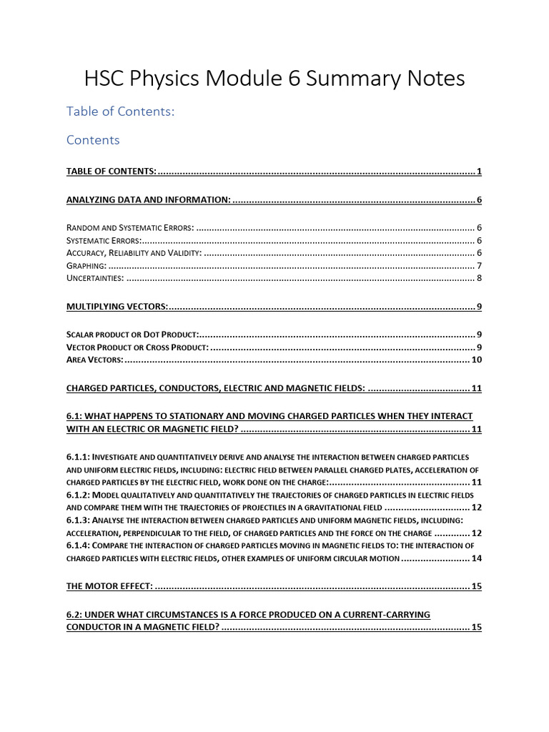 Detailed Mod6 | PDF | Electromagnetic Induction | Magnetic Field