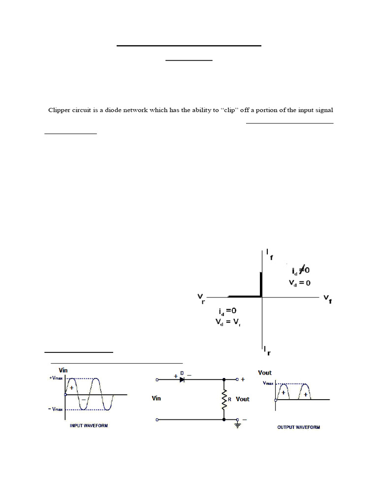 Clippers and Clampers Oe | PDF | Electricity | Electronic Engineering