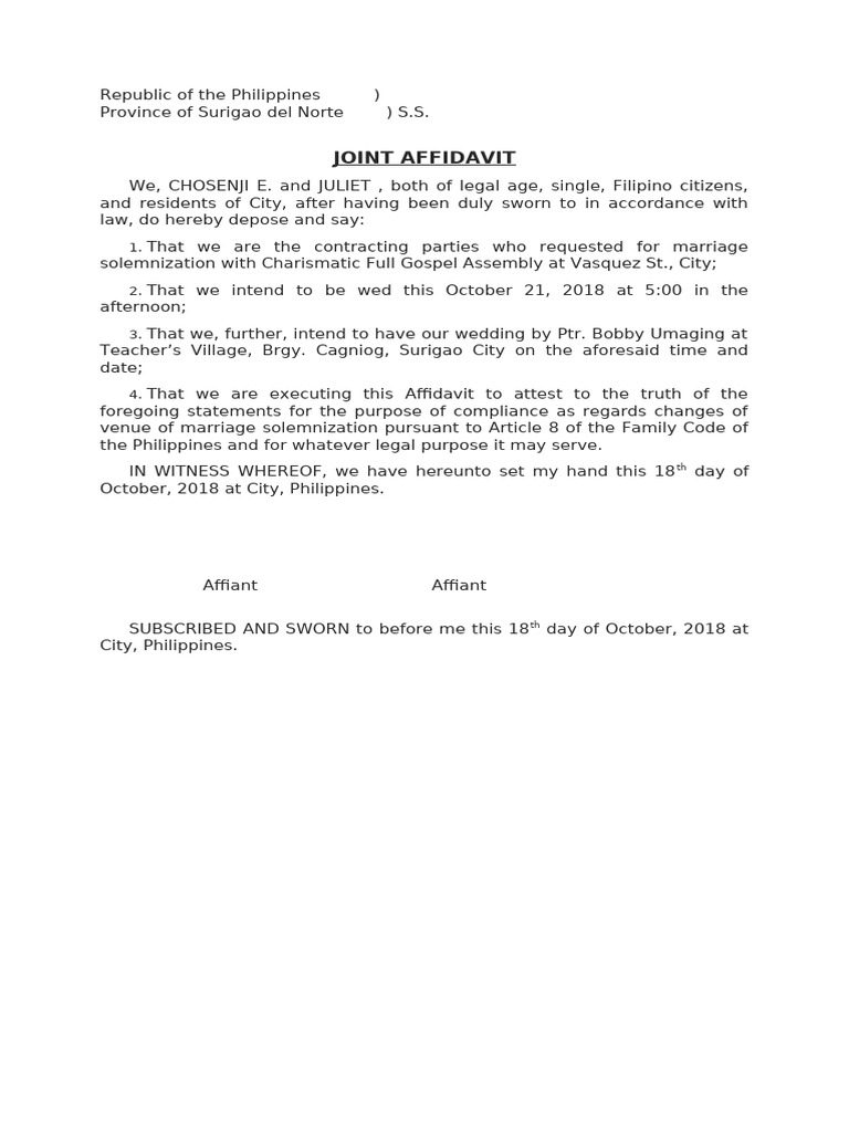 Affidavit 2 | PDF