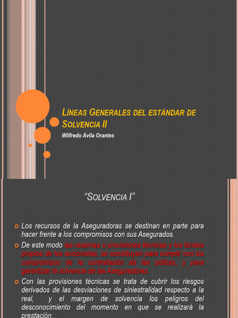 Estándar de Solvencia II en Aseguradoras | PDF | Seguro | Póliza de seguros