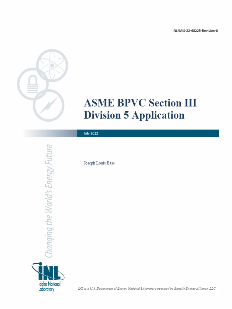 ASME BPVC Section III Division 5 Guide | PDF | Strength Of Materials ...