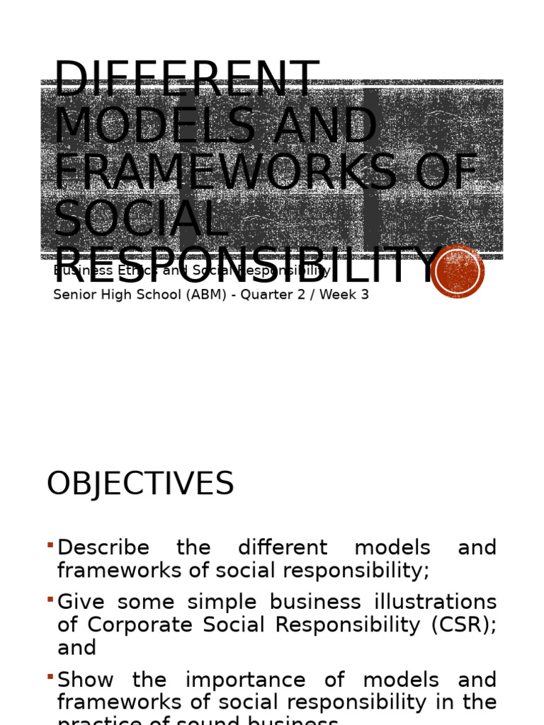CSR Presentation | PDF | Corporate Social Responsibility | Economies