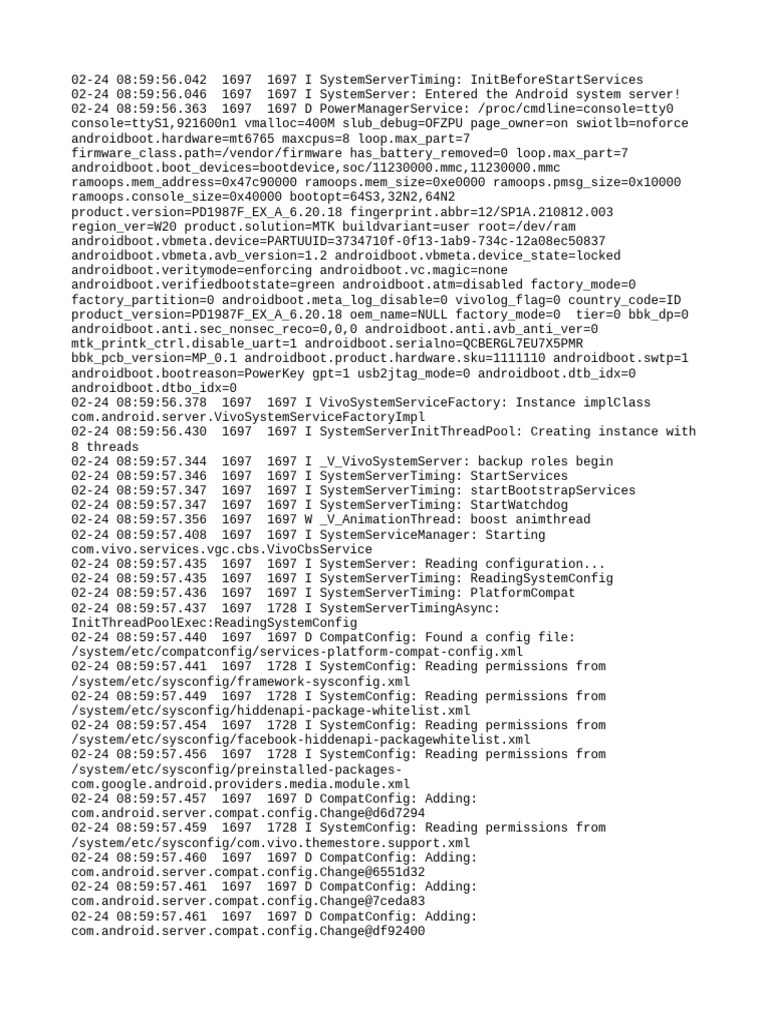Log | PDF | Computing | Data Serialization Formats