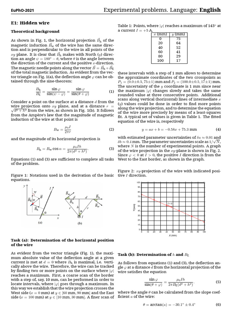 EuPhO_2021_exp_solutions-2 | PDF | Heat Transfer | Angle