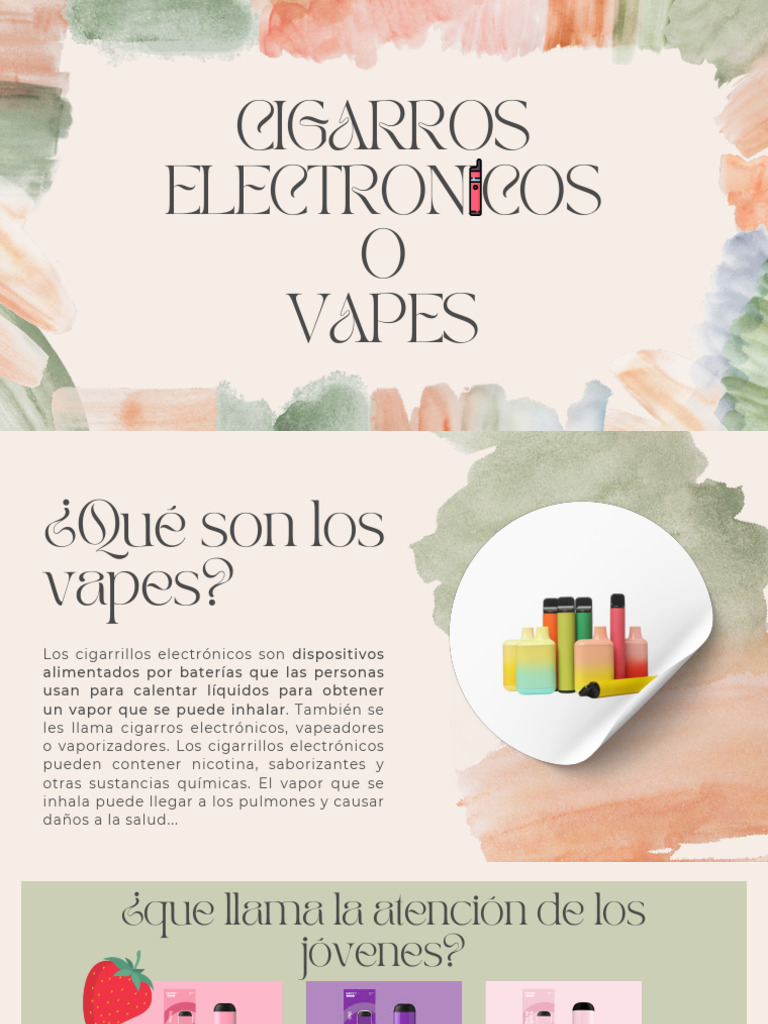 Riesgos y Origen de los Vapes | PDF | Cigarrillo electrónico | Cigarrillo