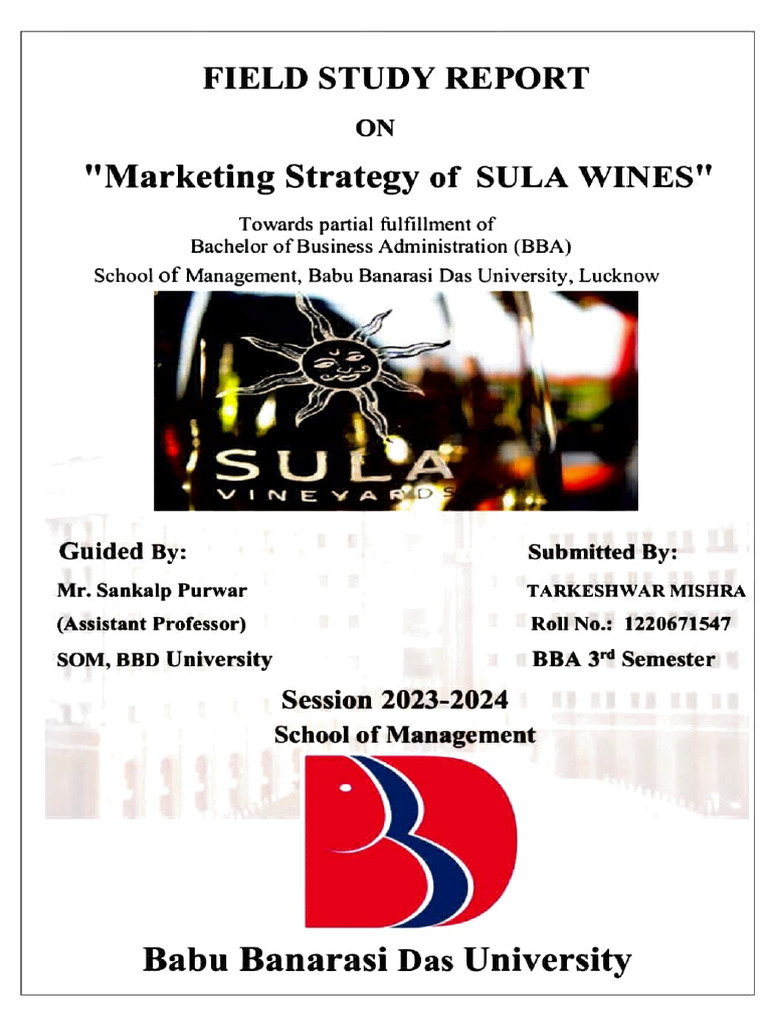 Field Study Report Tarkeshwar Mishra | PDF